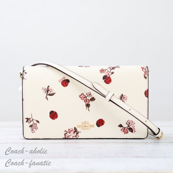 Coach | Bags | Nwt Coach Cu267 Anna Foldover Clutch Crossbody With ...